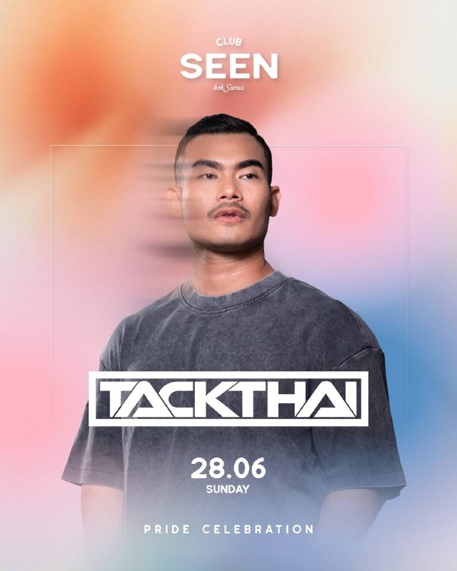 Feiere Pride mit Tackthai bei der Club SEEN Koh Samui Beach Party